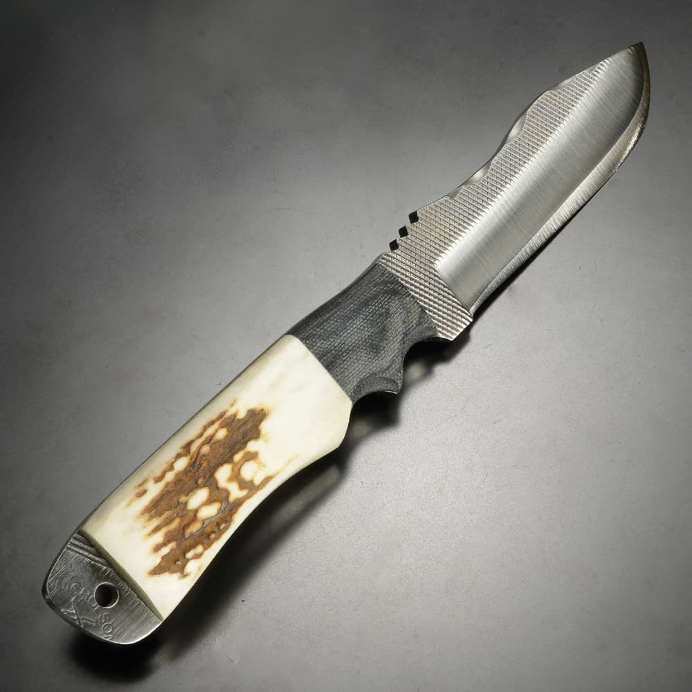 Anza スキナー Tracker エルク&マイカルタ AZTE レザーシース付属