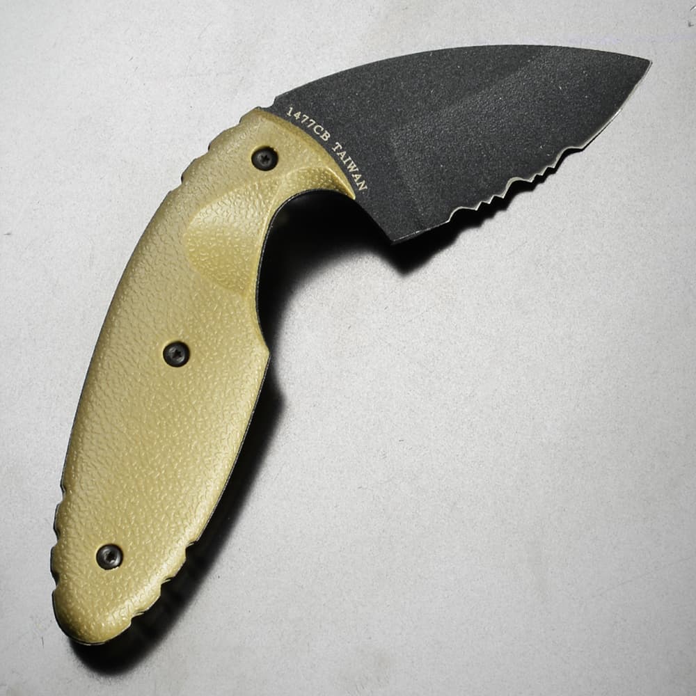 KA-BAR アウトドアナイフ TDI Original 半波刃 フルタング 樹脂製