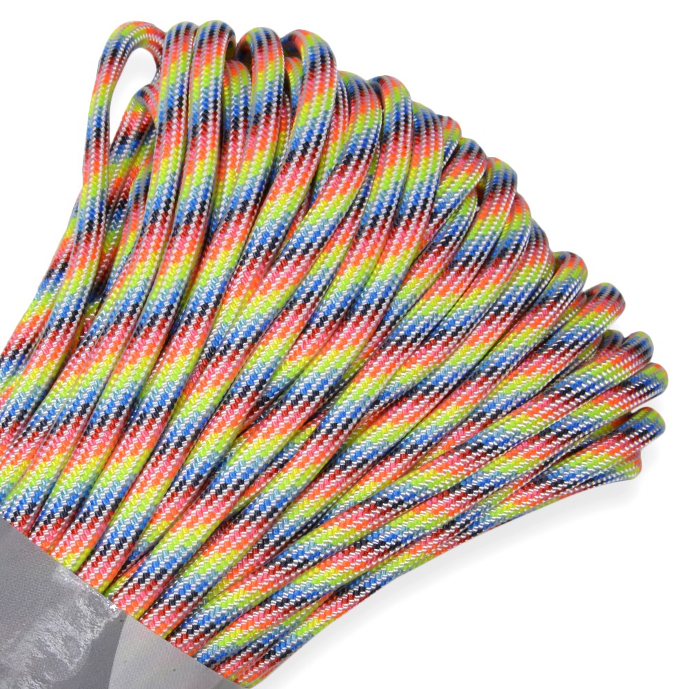 ATWOOD ROPE 550パラコード タイプ3 ライトストライプ | ミリタリー