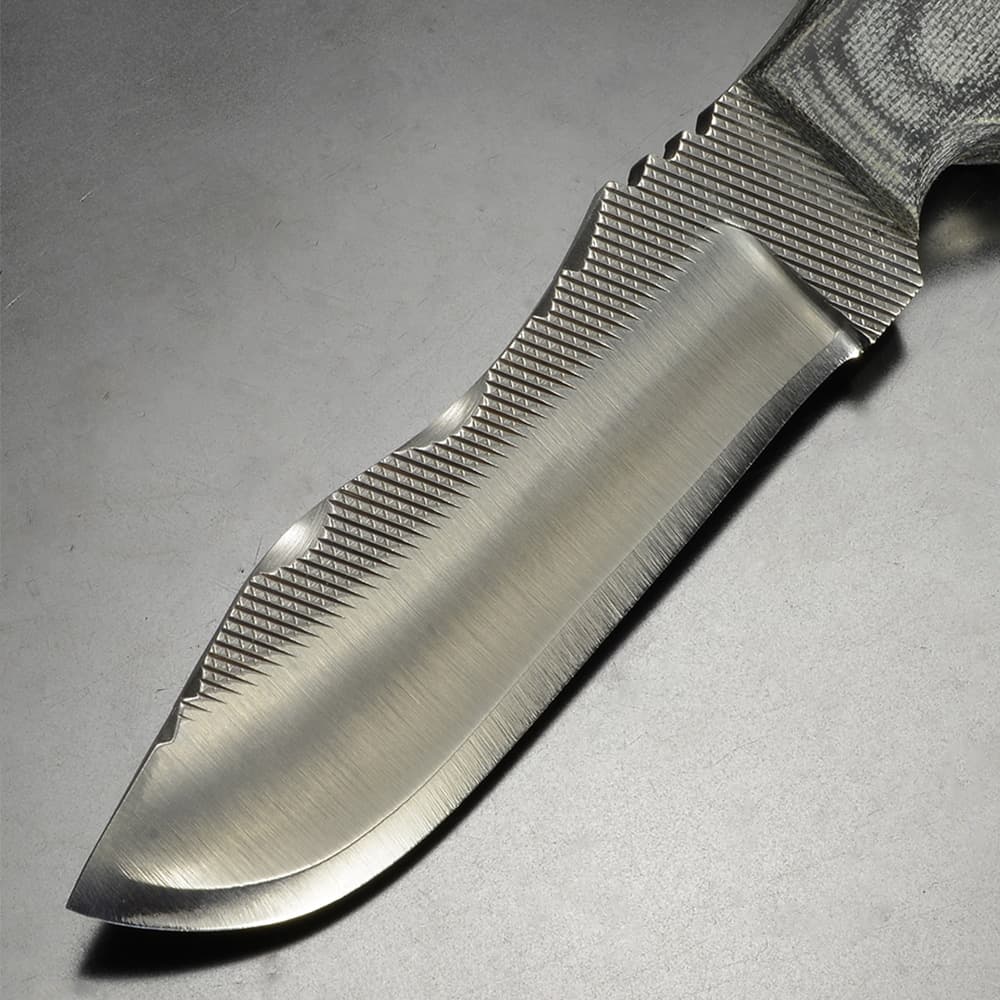 Anza スキナー Tracker エルク&マイカルタ AZTE レザーシース付属[bazter] Anza スキナー Tracker エルク&マイカルタ AZTE レザーシース付属