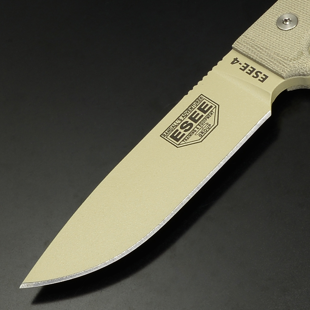 ESEE アウトドアナイフ Model 4 シース付属 デザートタンブレード ESEE